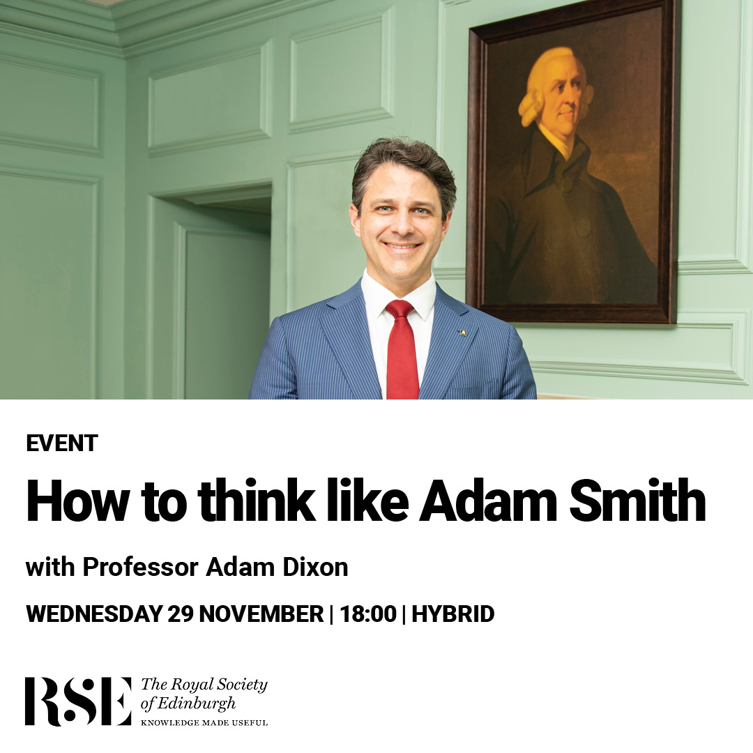 Royal Society of Edinburgh Lecture: Professor Adam Dixon | Panmure House